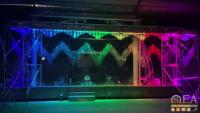 China Digital Water Curtain Fountain with 220V/380V Voltage and Custom LED Lighting 24V-36W for Indoor/Outdoor Installations for sale