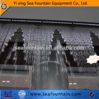 China Digital Water Curtain Fountain with Music Control - 220V/380V LED RGB Lighting - Custom Dimensions Available for sale
