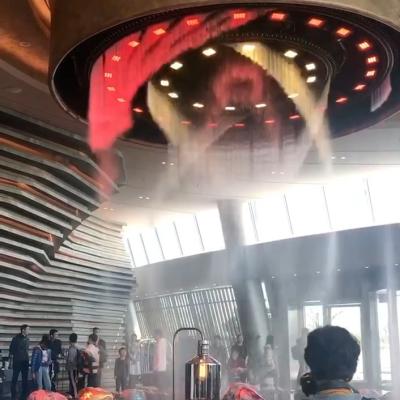 China Digital Water Curtain Fountain with CE Certificate - 220V/380V LED Lighting & Stainless Steel Construction for sale