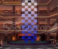China Digital Water Curtain Fountain with CE Certificate - 220V/380V LED Lighting & Stainless Steel Construction for sale