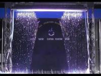 China Digital Water Curtain Fountain System with 220V/380V LED Lighting and Customizable Dimensions for Indoor/Outdoor Installation for sale