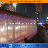 China Colorful LED High Waterfall Musical Fountain with 250m Waterfall Length and 400m Bridge Installation for sale