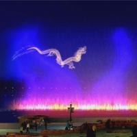 China Outdoor 30M Laser Projector Water Screen System with 220V/380V Power and Stainless Steel 304 Construction for sale