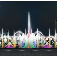 China Customized Size Waterscape Laser Water Screen Movie Show Fountain ISO CE Certification for sale