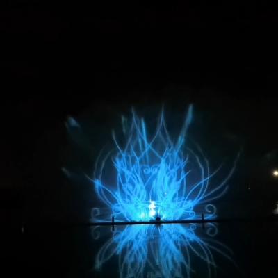 China 5D Laser Music Dancing Water Screen Movie Projector Fountain with 220V/380V Voltage and Stainless Steel 304 Construction for sale