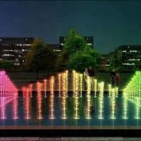 China Portable Water Fountain with LED Lighting 24V/36W Stainless Steel 304 for Indoor Outdoor Landscaping for sale