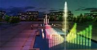China Stainless Steel 304 Portable Dancing Fountain with RGB LED Lights - 220V/380V Voltage Options for Indoor & Outdoor Use for sale