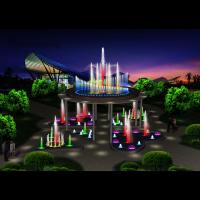 China Onsite Installation customized multicolored easy install portable fountains for sale