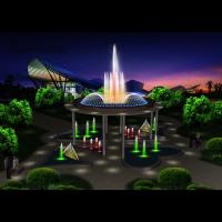 China Onsite Installation customized multicolored easy install portable fountains for sale