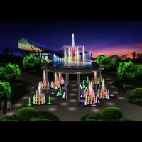 China Onsite Installation customized multicolored easy install portable fountains for sale