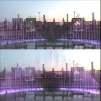 China Indoor Small Musical Portable Fountain Stainless Steel 304 with Program Control and 24V LED Lighting for sale