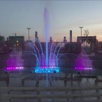 China Stainless Steel 304 Portable Fountain with LED Lighting 24V - Custom Outdoor Water Feature 12W-36W Options for sale