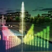 China Portable Dancing Water Fountain with 304 Stainless Steel & LED Lighting for Garden Hotel Park for sale