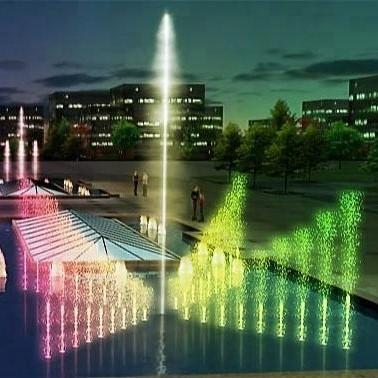 China Portable Dancing Water Fountain with 304 Stainless Steel & LED Lighting for Garden Hotel Park for sale