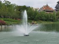 China Park Outdoor Portable Fountain Custom Made Floating Fountain for sale