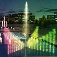 China Cast Iron Portable Water Fountain With Colorful Led Light And Stainless Steel 304 Pump for sale