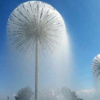 China Program Controlled Sphere Dandelion Fountain Nozzle with 220V/380V Voltage and Stainless Steel 304 Construction for sale