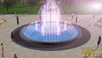 China 3M Dandelion Fountain with LED Waterproof Lights 220V/380V Stainless Steel 304 Water Feature for sale