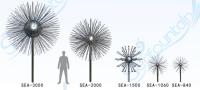 China Stainless Steel 304 LED Dandelion Water Fountain with 24V RGB Lighting for Amusement Parks for sale