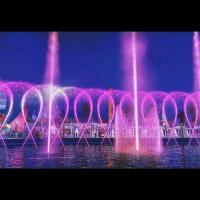 China Large Outdoor Water Fountain 3D Digital Swing Nozzle with 12m-30m Spray Height and DN40-DN60 Outlet Sizes for sale