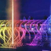 China Digital Swing Water Fountain System with 12-30m Spray Height, DN40-DN60 Nozzles & Music Synchronization for sale