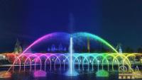 China Digital Swing Water Fountain System with 12-30m Spray Height, DN40-DN60 Nozzles & Music Synchronization for sale