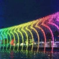 China Stainless Steel 304 Digital Swing Fountain with 24V LED Lighting and 380V Power Supply for sale