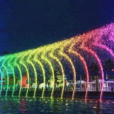China Stainless Steel 304 Digital Swing Fountain with 24V LED Lighting and 380V Power Supply for sale