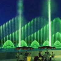 China Stainless Steel 304 Digital Swing Fountain with 24V LED Lighting and 380V Power Supply for sale
