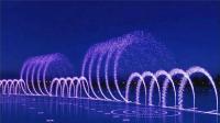 China Signal Control Swing Fountain with 30m Spray Height and Multicolored 3D Digital Water Display for sale