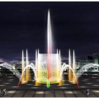 China Custom Floating Water Fountain with 380V Power & LED Lighting - Program Control for Lakes & Rivers for sale