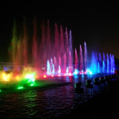 China Floating Musical Water Fountain System with Digital Swing Nozzles - 380V Power, 30m Spray Height, Stainless Steel Construction for sale
