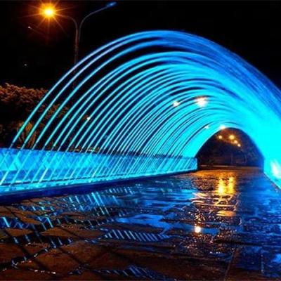 China Laminar Outdoor Jumping Jet Fountain with LED Lighting 24V 220V/380V Stainless Steel 304 Construction for sale