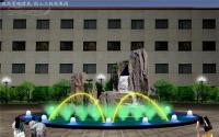 China Laminar Outdoor Jumping Jet Fountain with LED Lighting 24V 220V/380V Stainless Steel 304 Construction for sale