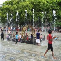 China LED Music Fountain with Stainless Steel RGB Underwater Lights 24V 5W-36W for 40m×40m Public Spaces for sale