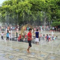 China LED Music Fountain with Stainless Steel RGB Underwater Lights 24V 5W-36W for 40m×40m Public Spaces for sale