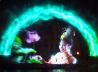 China Fanta Wild Park Lake Water Screen Movie System with Laser Projector - 220V/380V Voltage, 12-Month Warranty for sale