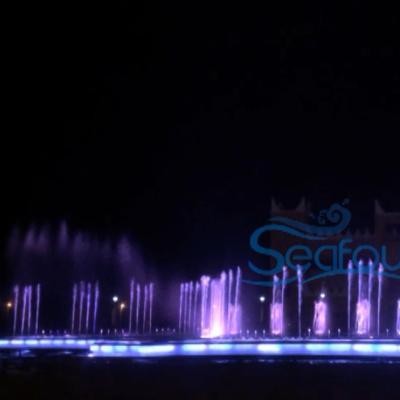 China Saudi Arabia Multimedia Musical Dancing Rotary Nozzle Fountain 70m x 30m with 220V/380V LED Lighting for sale