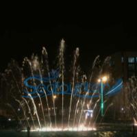 China Saudi Arabia Multimedia Musical Dancing Rotary Nozzle Fountain 70m x 30m with 220V/380V LED Lighting for sale