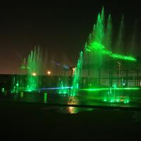 China Custom Music Dancing Fountain System with LED Lights - 70m x 30m Multimedia Control for Public Spaces for sale
