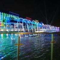China Custom Music Dancing Fountain System with LED Lights - 70m x 30m Multimedia Control for Public Spaces for sale
