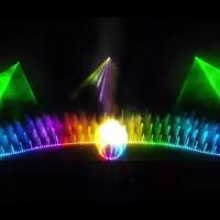 China Stainless Steel 304 Music Fountain System 30x12m with LED Lighting 24V for Park Installation for sale