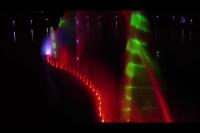 China Stainless Steel 304 Music Fountain System 30x12m with LED Lighting 24V for Park Installation for sale