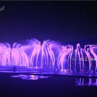 China 70m x 30m Musical Water Fountain with Multimedia Control for Hotels and Public Spaces - 220V/380V LED Lighting for sale