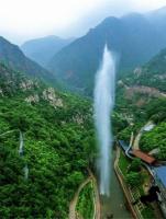 China 100m High-Spray Music Fountain System with Stainless Steel 304 Construction and LED Lighting for sale