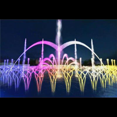 China High Pressure Program Floating Dancing Fountain 70m×30m with Stainless Steel 304 and 220V/380V Voltage for sale