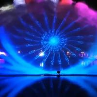 China LED 24V 5W-36W RGB Water Screen Fountain System with Stainless Steel 304 Shell for Outdoor Events for sale