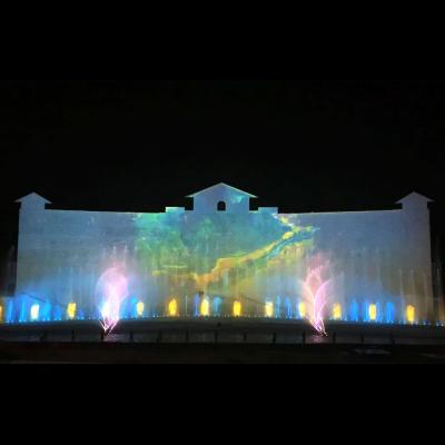 China IPX4 Waterproof Lake Fountain with 1.5KW/2.2KW Motor and Musical Multimedia Control System for sale