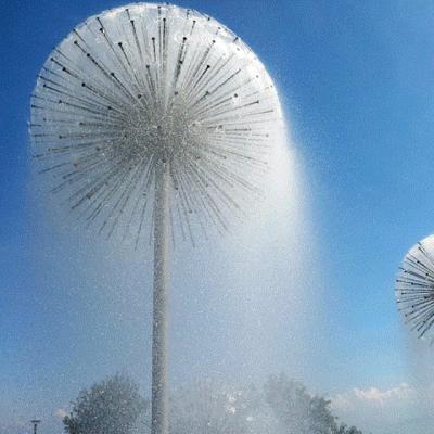 China Electric Modern Round Dandelion Fountain with LED Lighting and Signal Control for Outdoor Gardens and Hotels for sale