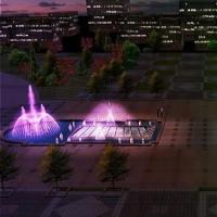 China Electric LED Spray Fountain with Musical Control - 0-90% Humidity Range, CE Certified Water Feature for sale